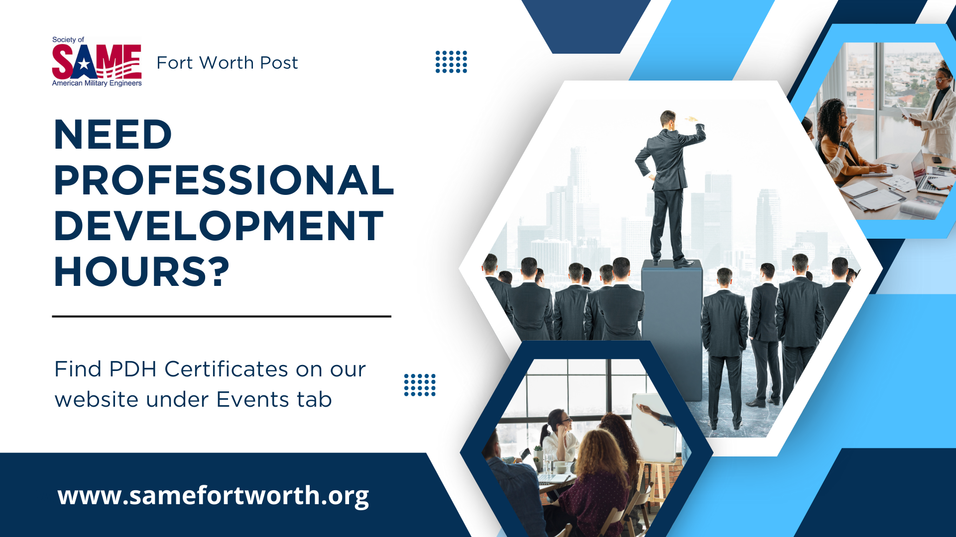 PDH Certificates – SAME Fort Worth Post