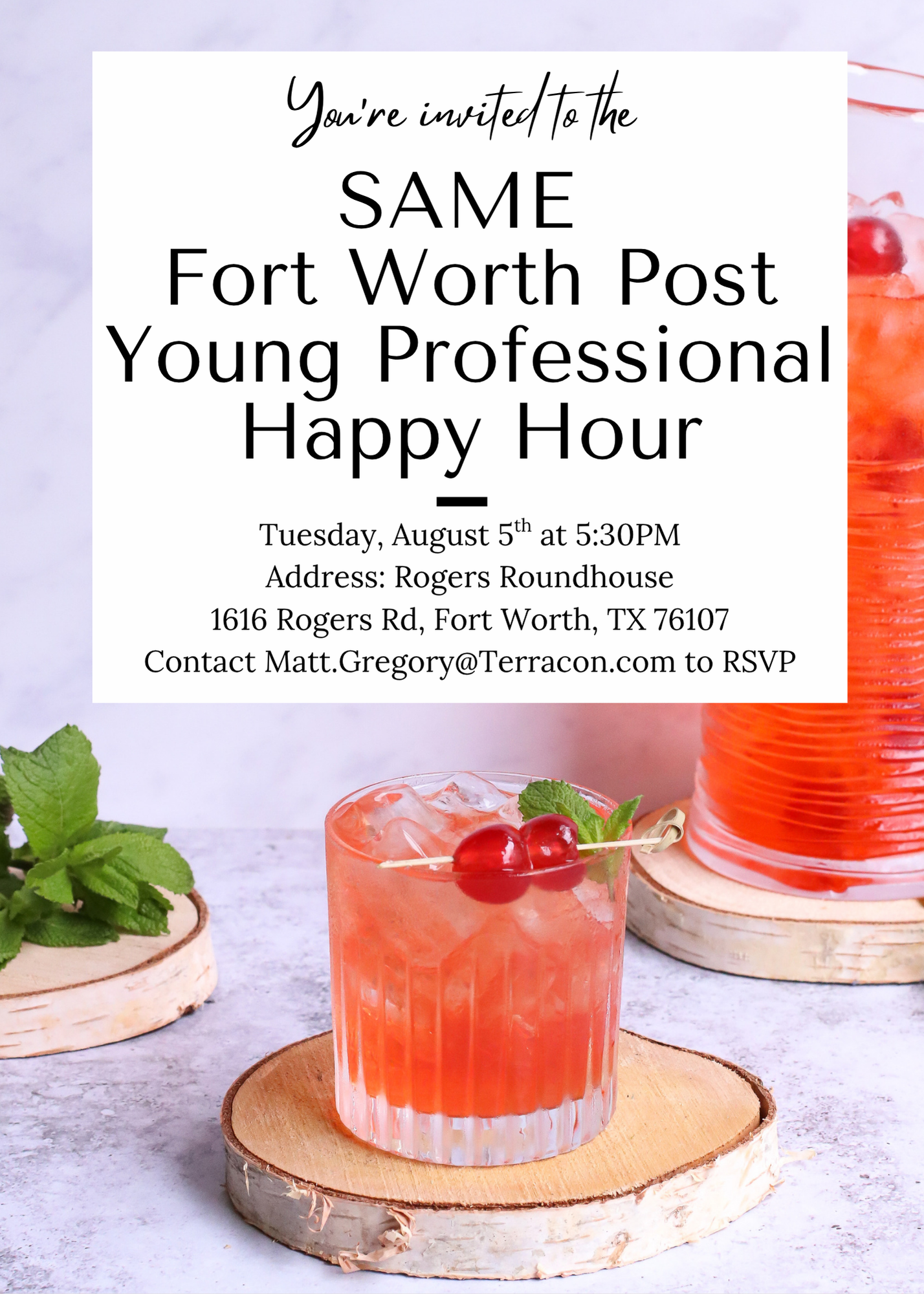 Join us for the next YP Happy Hour – 5 August – SAME Fort Worth Post